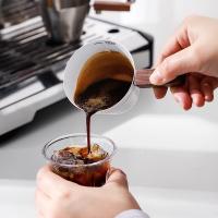 China Traditional Design 120ml Stainless Steel Espresso Measuring Cup Stocked for Frothing for sale