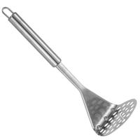 China 1 Piece Stainless Steel Bamboo Potato Masher for Vegetable Puree Kitchen Accessories for sale