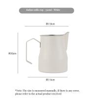 China Special 350ml/500ml Stainless Steel Espresso Coffee Pitcher with American Style Design for sale