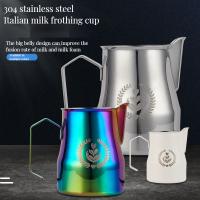 China Coffee Tea Tools 350ml/500ml Stainless Steel Latte Art Milk Pitcher for Espresso Jug for sale