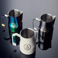 China Coffee Tea Tools 350ml/500ml Stainless Steel Latte Art Milk Pitcher for Espresso Jug for sale