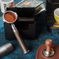 China Stainless Steel Cuboid Coffee Knock Box Removable Knock Bar Anti-Slip Base for Home for sale