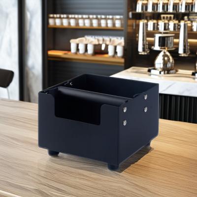 China Removable Non-Slip Base Silicone Knock Box for Brewing Coffee in Commercial Settings for sale