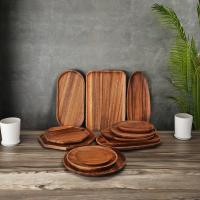 China Offer Sustainable Natural Wood Utensils and Serving Trays with Traditional Design Style for sale