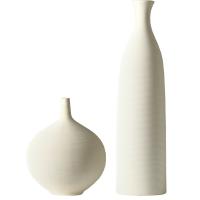 China Add a Touch of Sophistication to Your Home with this White Ceramic Tabletop Vase for sale