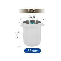 China Coffee Dosing Ring 51/58mm Aluminum Alloy Sniffing Mug Powder Feeder Espresso Tools Cup for sale