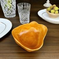 China 15-45CM Hand-Carved Wooden Bowls for Home Decor Dining Table Customized Logo Acceptable for sale
