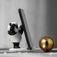 China Resin Stand for Smartphones and Tablets Cute Panda Wall Desk Usage by Stellar Kawaii for sale