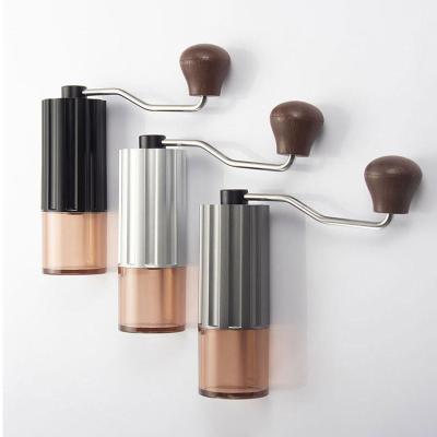 China Direct Black Stainless Steel Burr Handheld Coffee Grinder Modern Design Home Utensils for sale