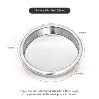 China 58mm Stainless Steel Blind Bowl Coffee Maker Machine Cleaning Basket Classic Design Style for sale