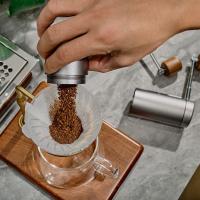 China External Manual Coffee Grinder for Homes Restaurants Hotels Metal Type Aluminum Alloy for sale