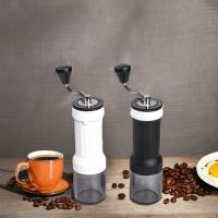 China Compact Manual Coffee Grinder Stainless Steel Ceramic Burr Grinding Machine for Portable for sale