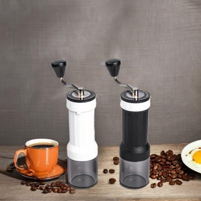 China Compact Manual Coffee Grinder Stainless Steel Ceramic Burr Grinding Machine for Portable for sale