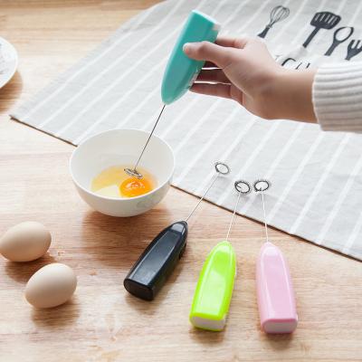 China Durable Kitchen Tools Handheld Electric Milk Coffee Frother with Long-Lasting Battery for sale