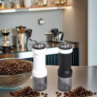 China Adjustable Settings Ceramic Burr Manual Coffee Grinder 30g Capacity Stainless Steel and Plastic for Travel for sale
