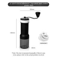 China Adjustable Settings Ceramic Burr Manual Coffee Grinder 30g Capacity Stainless Steel and Plastic for Travel for sale
