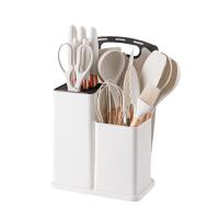 China Kitchen Cooking Tool Set Food Grade Silicone Wooden Spoon Set for Customer Requirements for sale