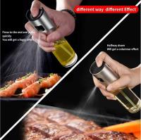 China Silver Lecythus Kitchen Home BBQ Sprayer for Grilling Oil Cooking Bottle Dispenser 2024 for sale