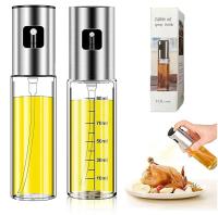 China Silver Lecythus Kitchen Home BBQ Sprayer for Grilling Oil Cooking Bottle Dispenser 2024 for sale
