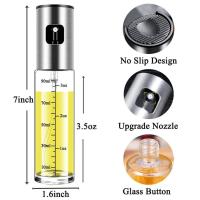 China Silver Lecythus Kitchen Home BBQ Sprayer for Grilling Oil Cooking Bottle Dispenser 2024 for sale