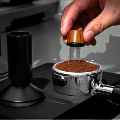 China Professional Barista Essential 2-in-1 Constant Pressure Coffee Tamper with WDT Needles for sale
