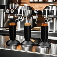 China Wooden 2-in-1 Coffee Tamper and Needle Distributor for Perfect Espresso 51mm 53mm 58mm for sale