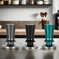 China Stocked Calibrated Pressure Spring Loaded Tamper for Baristas' Custom Logo Espresso Tool for sale