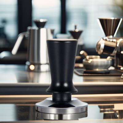China Restaurant and Home 53mm Stainless Steel Espresso Tamper with Calibrated Pressure for sale