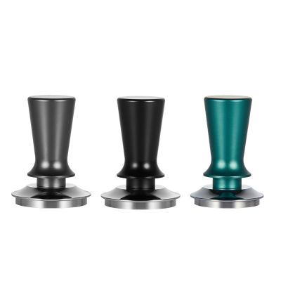 China Custom Logo Aluminium Espresso Tamper with Steady Spring Load Calibrated 51mm 53mm 58mm Size for sale