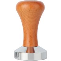 China Stainless Steel Espresso Tamper with Wood Handle 51mm 53mm 58mm Sizes Ceramic Type Bone for sale