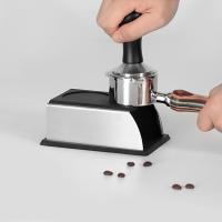 China Eco-Friendly Coffee Tamper Station for Espresso Lovers Solid Wood and Stainless Steel for sale