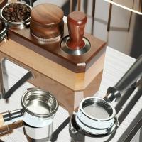 China Portable Ultimate Hand Pour Coffee Set with 58mm Stainless Steel Funnel and Solid Wood Portafilter for sale