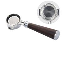 China None Flatware Type Portable Wooden Coffee Perfection with 58mm Stainless Steel Funnel for sale