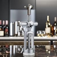 China Stainless Steel and Zinc Alloy Wine Opener Multifunction Corkscrew for Laser Option for sale