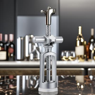 China Multifunctional Zinc Alloy and Stainless Steel Bar Accessory Red Wine Bottle Opener Corkscrew for sale