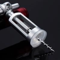 China Multifunctional Zinc Alloy and Stainless Steel Bar Accessory Red Wine Bottle Opener Corkscrew for sale