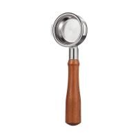 China Coffee Powder Pressing 51MM 58MM Magnetic Wood Dosing Ring for Takeaway Food Services for sale