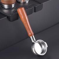 China Coffee Powder Pressing 51MM 58MM Magnetic Wood Dosing Ring for Takeaway Food Services for sale