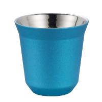 China Classic 80ML Heat-Insulated Double-Layer Stainless Steel 304 Coffee Cup for Party Occasions for sale
