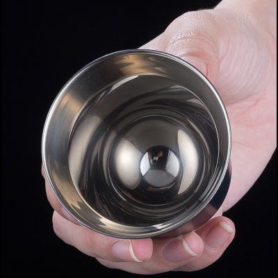 China 304 Stainless Steel Double-Layer 80ML Insulated Coffee Cup for Party HANDGRIP Included for sale