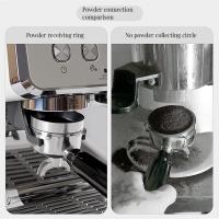 China Stainless Steel Coffee Beans Tamper Eco-Friendly 51MM 58MM Magnetic Coffee Dosing Ring for sale