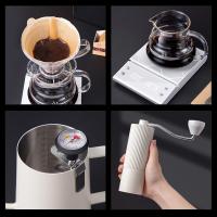 China Middle East Gift Set Stainless Steel Coffee Maker and Hand Coffee Grinder with Lid for sale