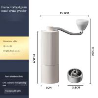 China Middle East Gift Set Stainless Steel Coffee Maker and Hand Coffee Grinder with Lid for sale