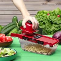 China 16 Settings Bamboo Multi-Functional Salad Slicer Sustainable Healthy Eating Companion for sale