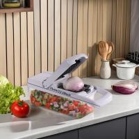 China Genius 22-Function Stainless Steel Bamboo Food Chopper Your Versatile Kitchen Tool for sale