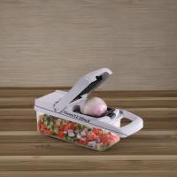 China Multi-functional 22-in-1 Stainless Steel Fruit Vegetable Slicer Kitchen Chopper for Home for sale