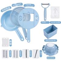 China Stainless Steel Vegetable Slicer for Effortless Food Cutting in Home Kitchen Tool Set for sale