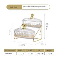 China Golden Deer Minimalist Design Glass Plate Set Perfect for Food Storage Back to School for sale