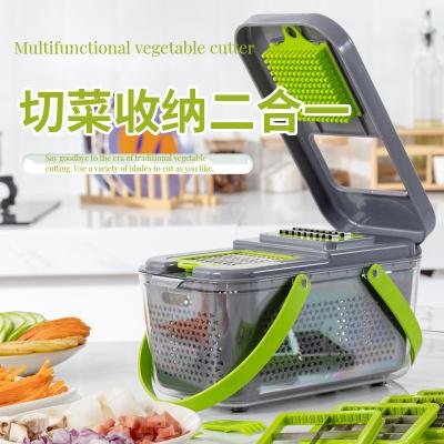 China BAMBOO 22 in 1 Multi-functional Vegetable Cutter Food Chopper Fruit Slicer Food Cutter for sale