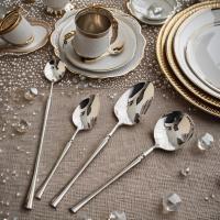 China Technique On-glazed Luxury 24pcs Stainless Steel Flatware Set for Hotel and Wedding for sale